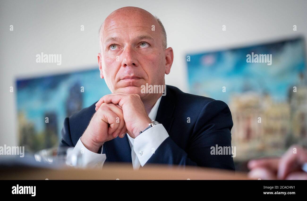 Berlin, Germany. 06th Aug, 2020. Kai Wegner, state chairman of the CDU ...