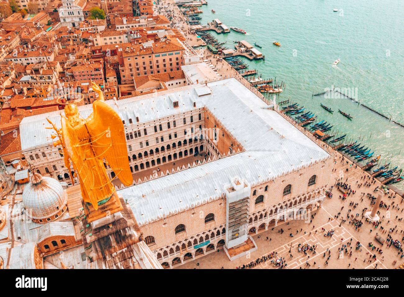 Aerial view doges palace hi-res stock photography and images - Alamy