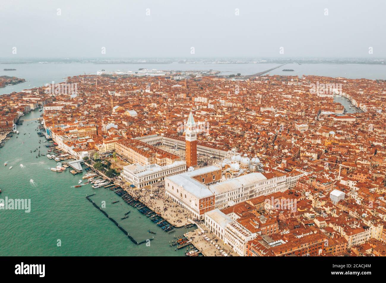 Aerial view of Venice in Italy Stock Photo - Alamy