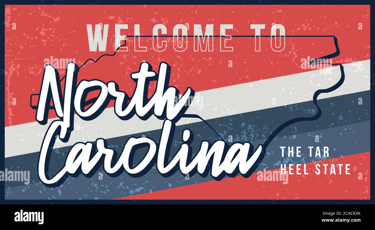 North carolina antique map Stock Vector Images - Alamy