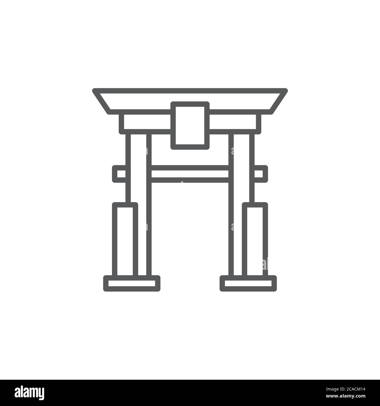 Red tori gates Stock Vector Images - Alamy