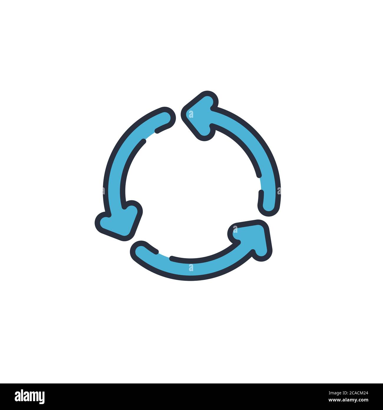 Life cycle arrow finance round hi-res stock photography and images - Alamy