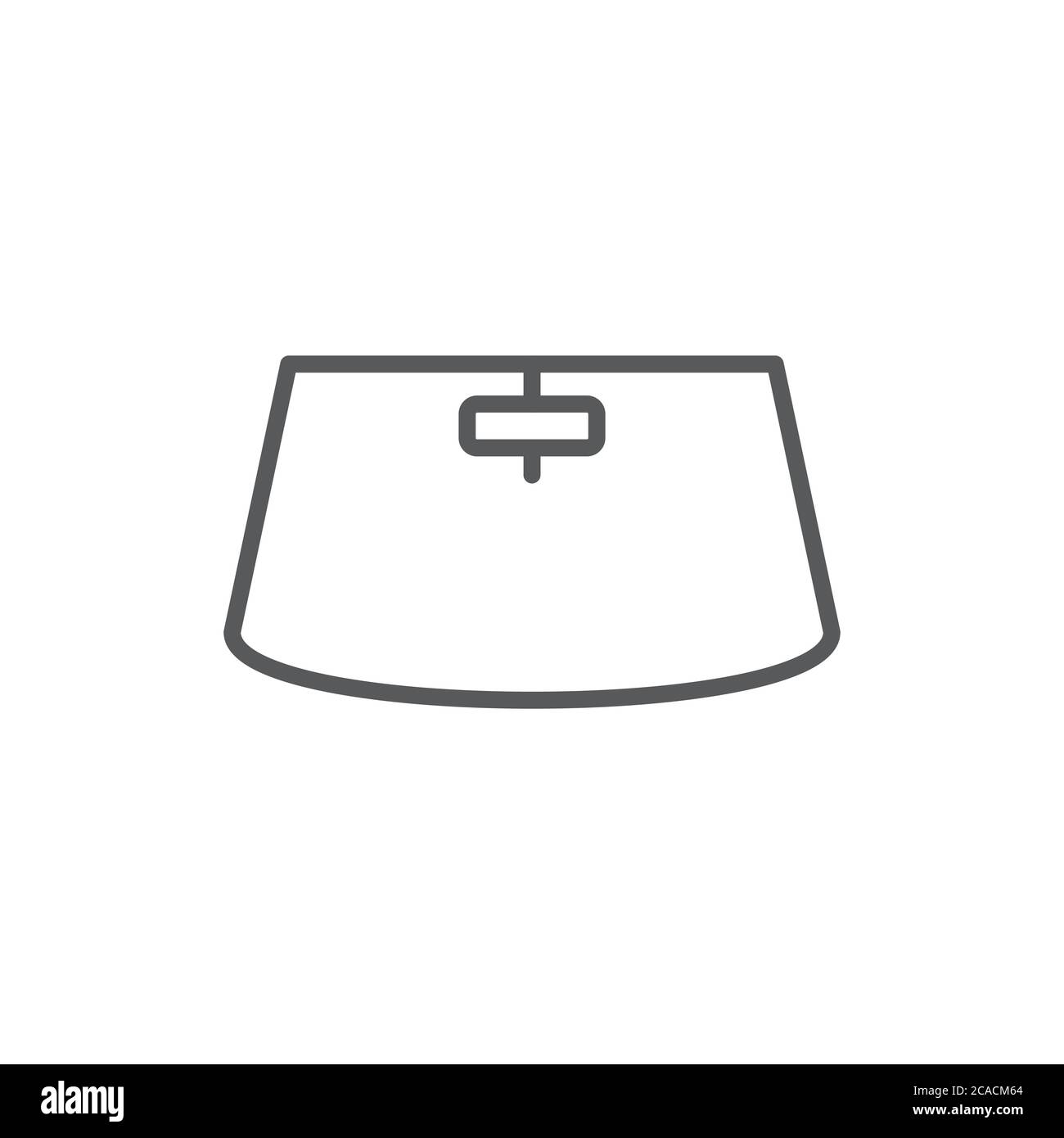 Windshield car glass vector icon symbol isolated on white background ...