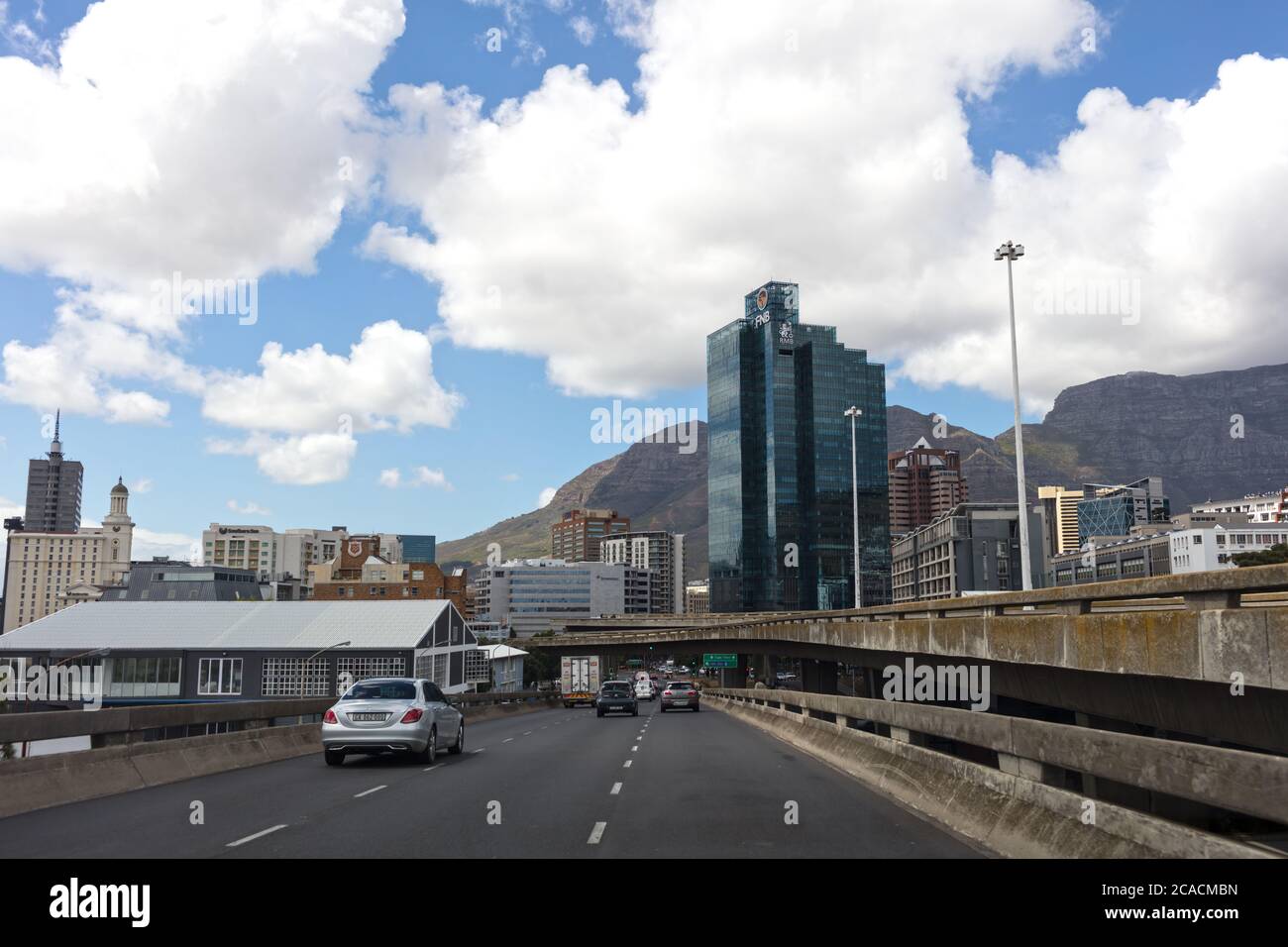Highway View in Cape Town Stock Photo - Alamy