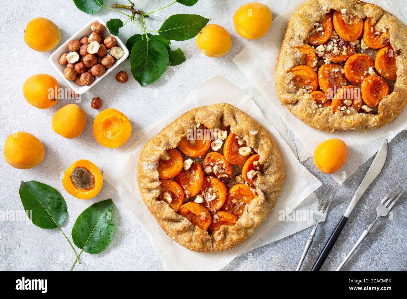 Healthy pastries made from rye flour, dessert diet food. Galette with ...