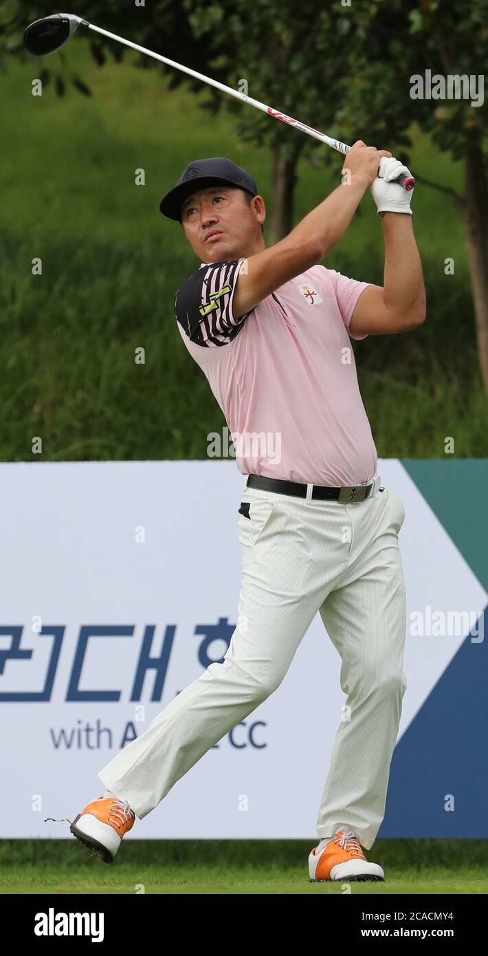 06th Aug, 2020. S. Korean golfer Choi Ho-sung South Korean professional ...