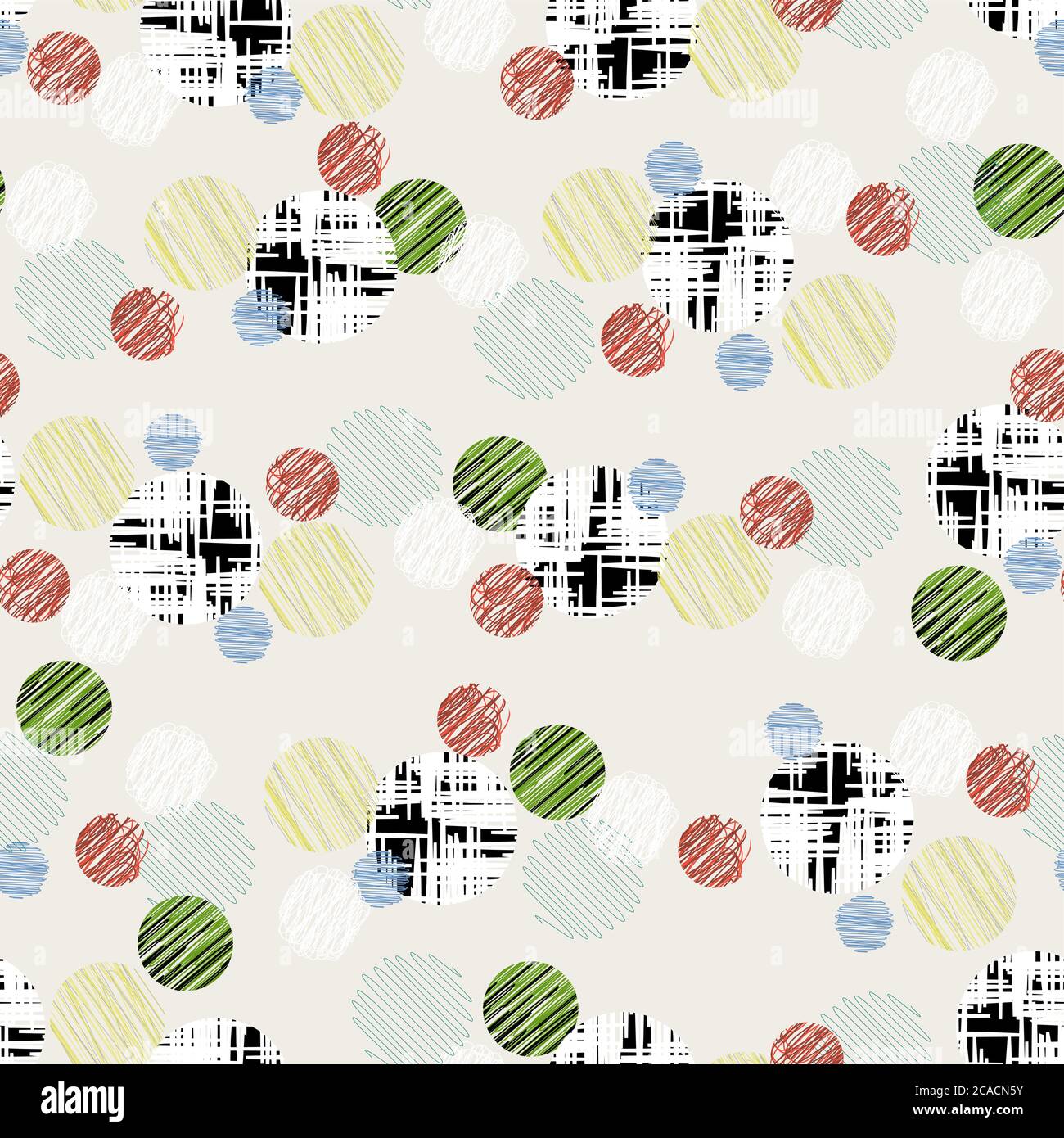 seamless pattern background, polka dots, retro style Stock Vector Image ...