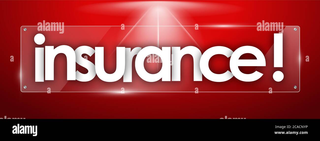 Insurance word hi-res stock photography and images - Alamy
