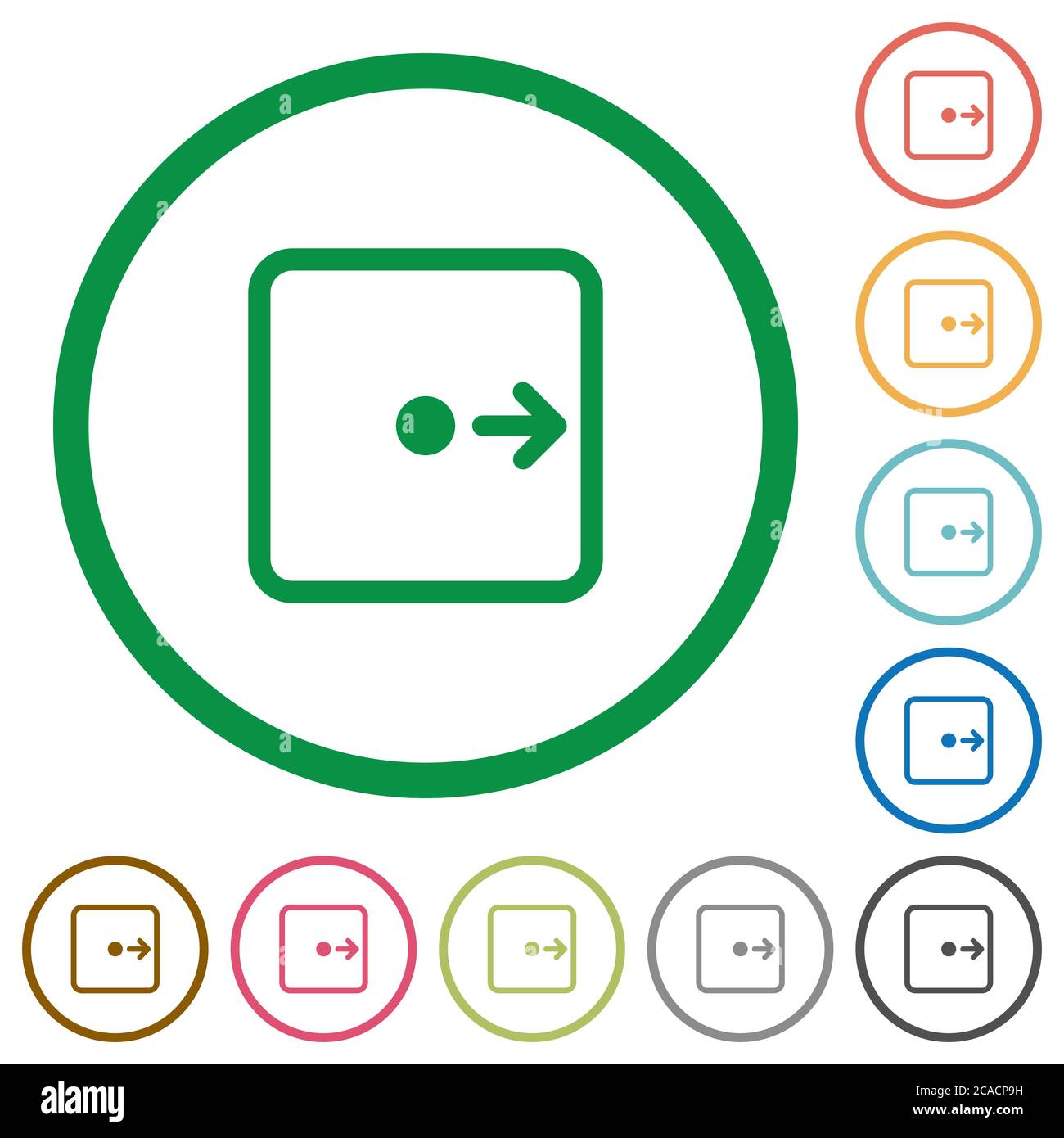 Moving in circles Stock Vector Images - Alamy