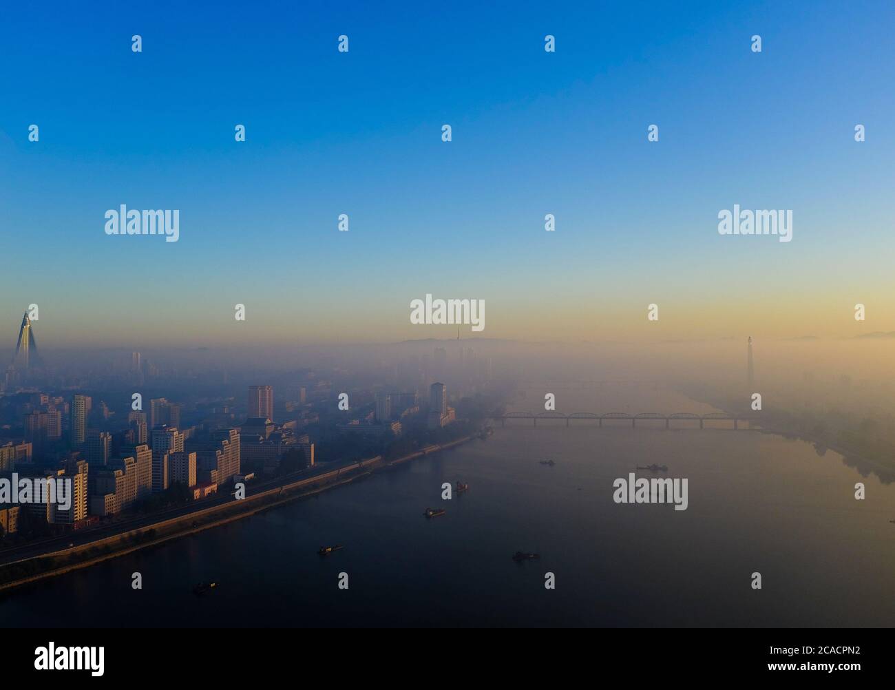 Pyongyang city skyline hi-res stock photography and images - Alamy