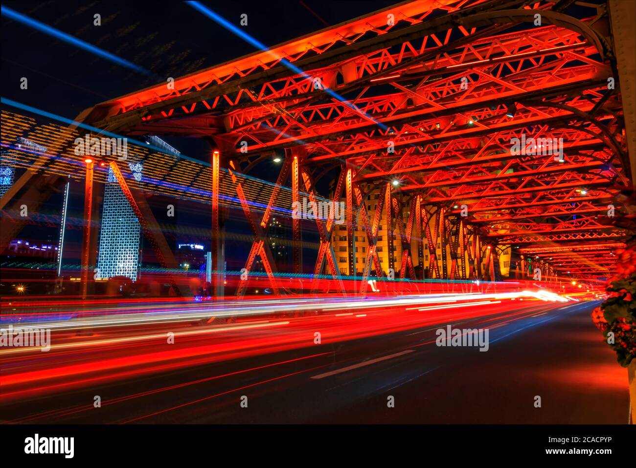Nightview Of Garden Bridge of Shanghai Garden Bridge of Shanghai, a ...