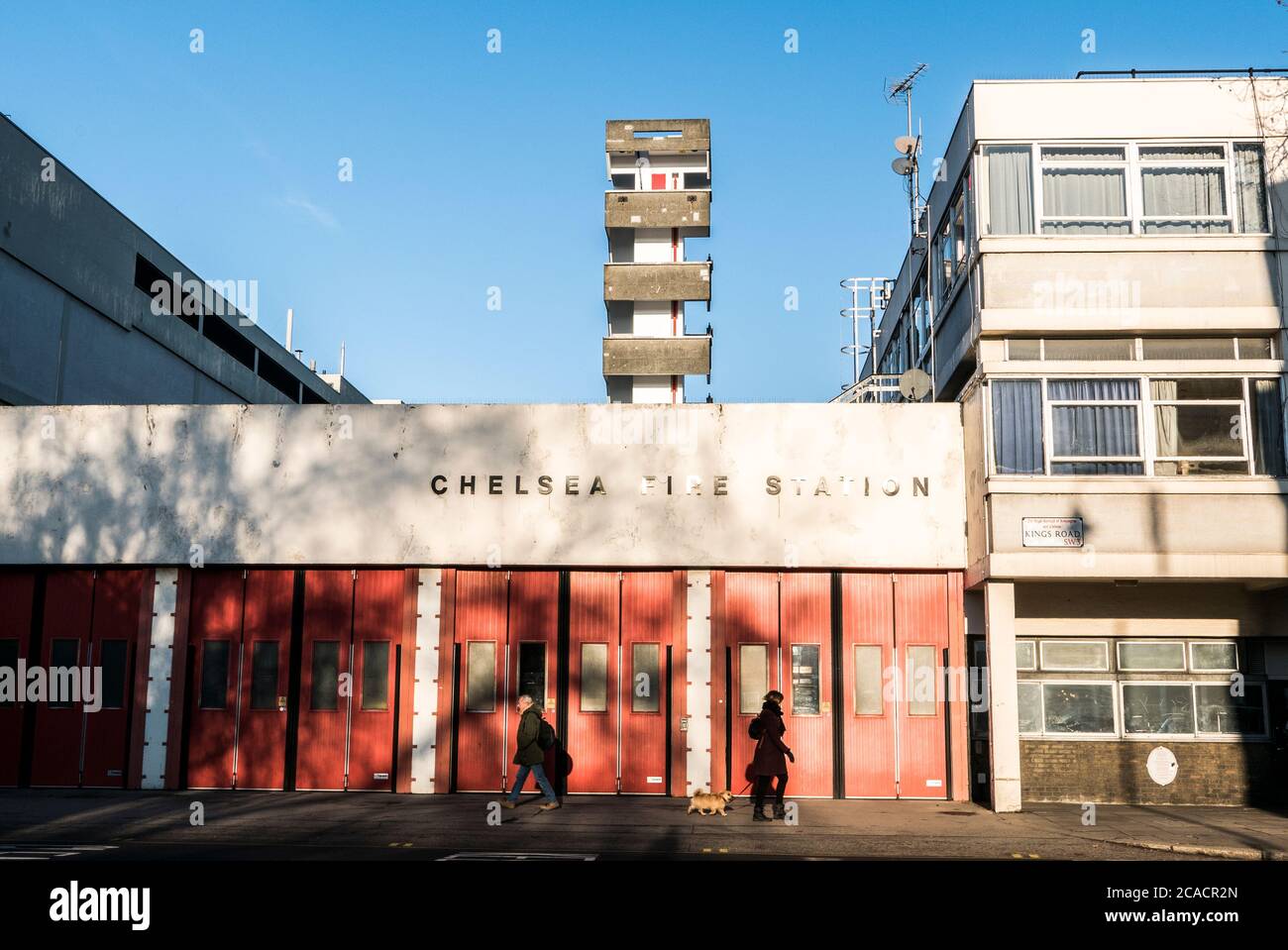 The Chelsea Fire Station in London, UK Stock Photo - Alamy