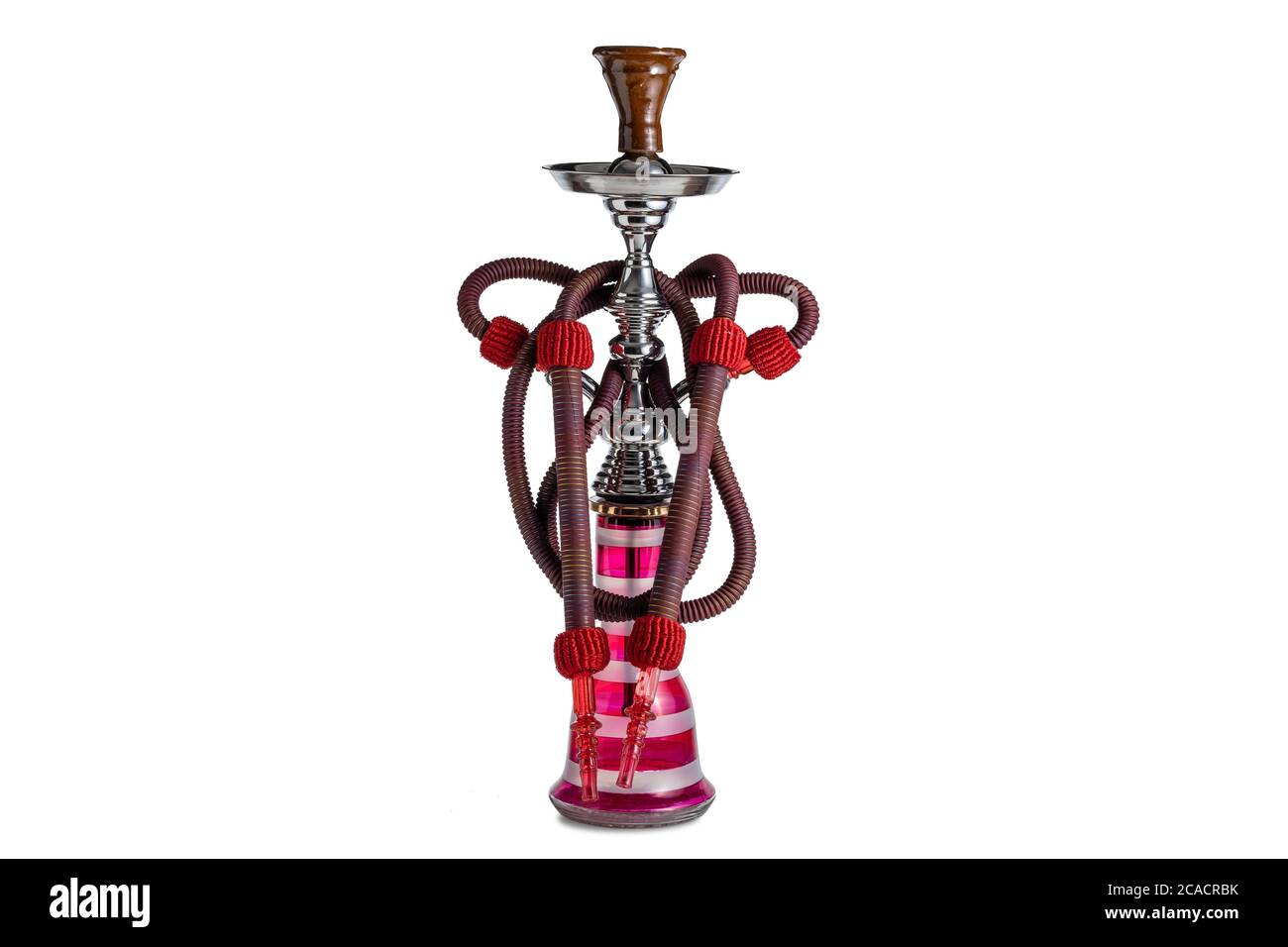 Isolated hookah or water pipe with hose Stock Photo - Alamy