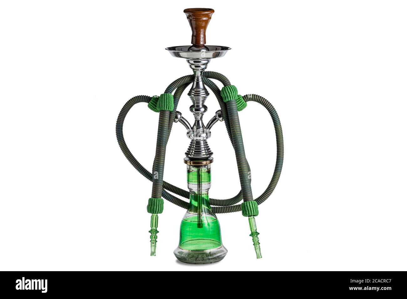 Isolated hookah or water pipe with hose Stock Photo - Alamy