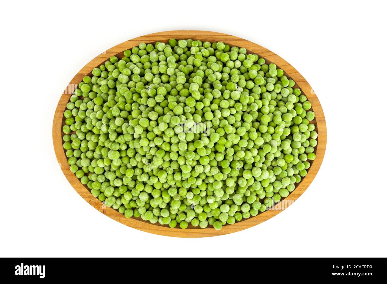 Green peas frozen on Cut Out Stock Images & Pictures - Alamy