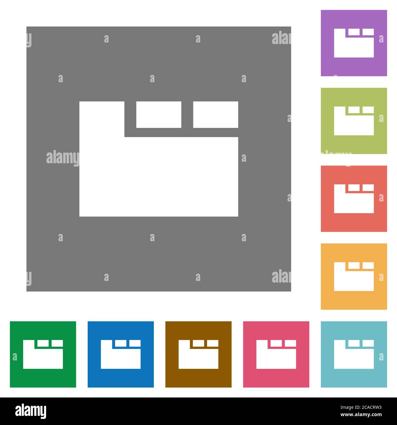 Tabbed layout Cut Out Stock Images & Pictures - Alamy