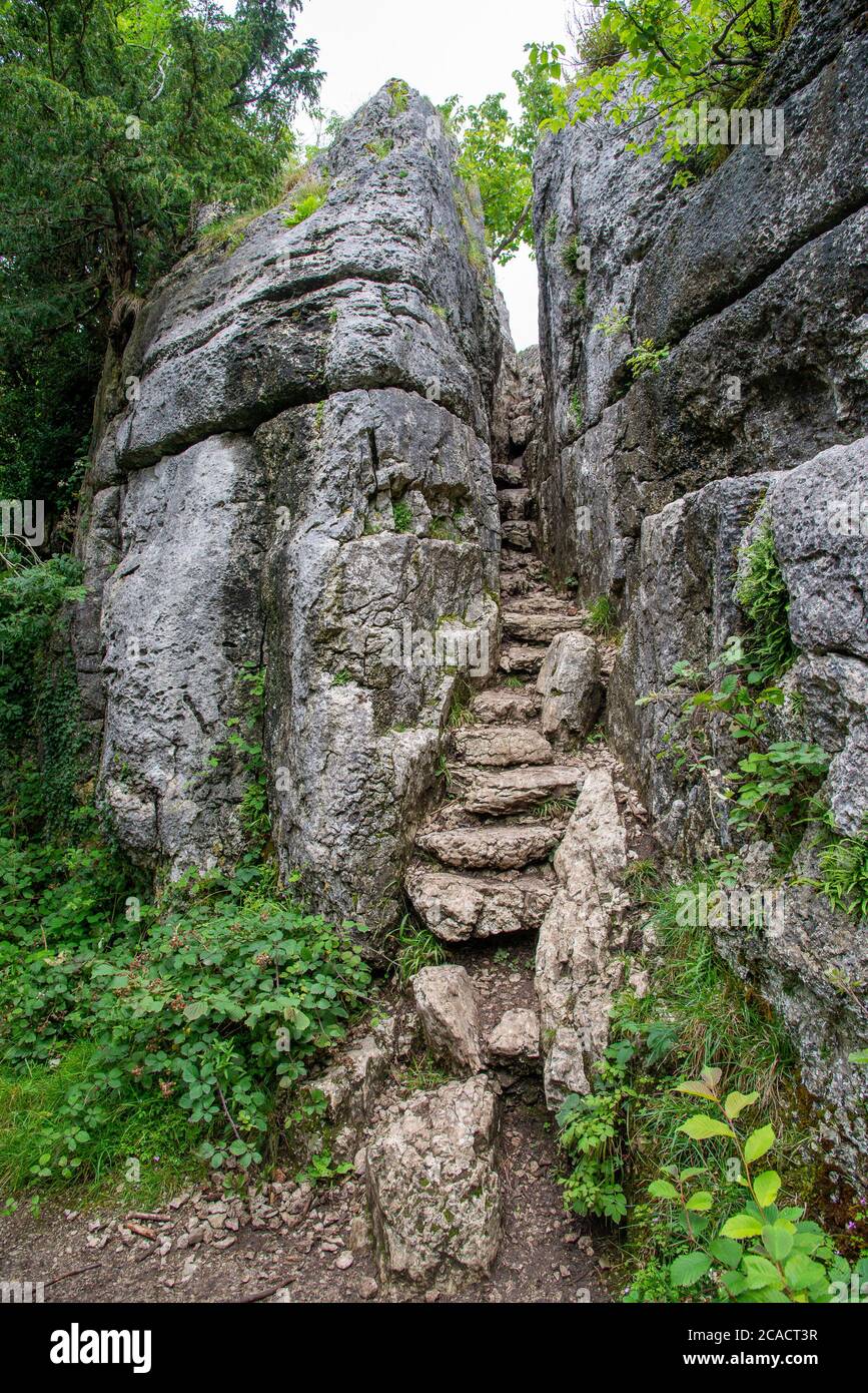 Fairy steps cumbria hi-res stock photography and images - Alamy