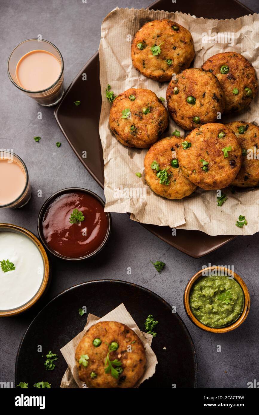 Aloo Tikki High Resolution Stock Photography and Images - Alamy