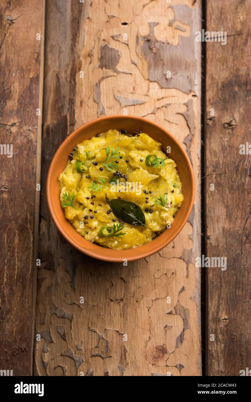 Red Pumpkin or Kaddu ka Raita known as Lal Bhoplyache Bharit in Marathi ...