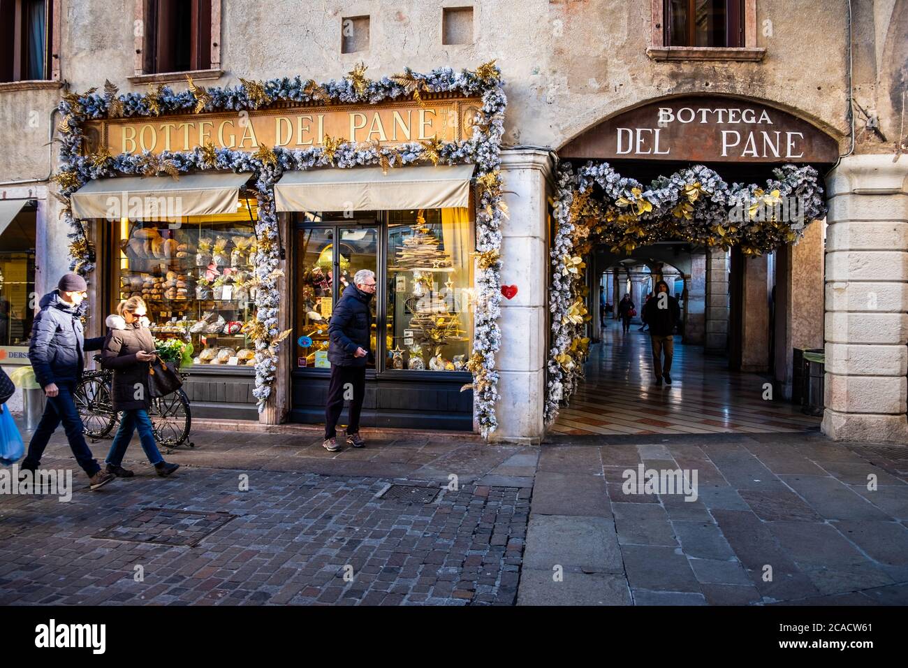 Christmas Market, Bassano del Grappa, Italy, December 2019 Stock Photo ...