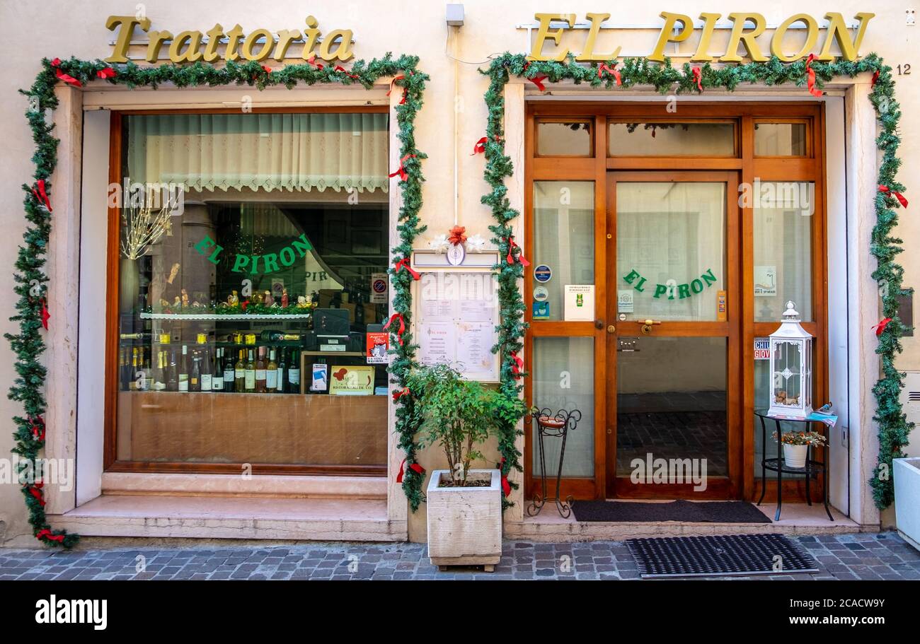 Christmas Market, Bassano del Grappa, Italy, December 2019 Stock Photo ...