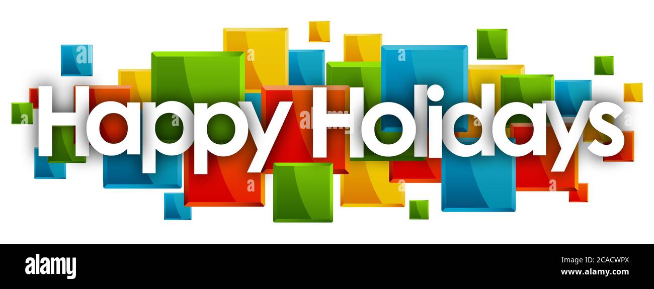 Holidays word hi-res stock photography and images - Alamy
