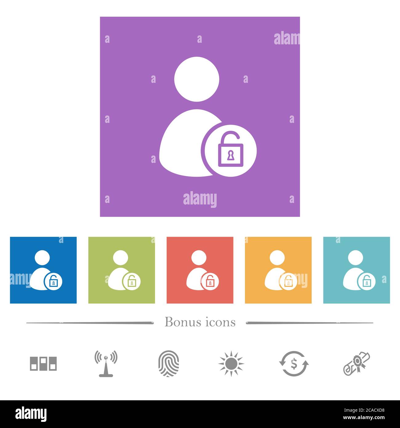 Unlock user account flat white icons in square backgrounds. 6 bonus ... Unlock user account flat white icons in square backgrounds. 6 bonus ...