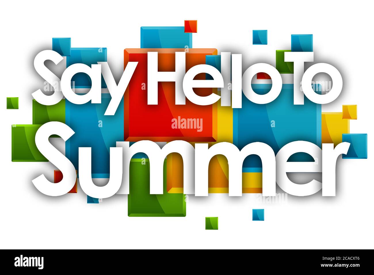 Hello summer word in hi-res stock photography and images - Alamy