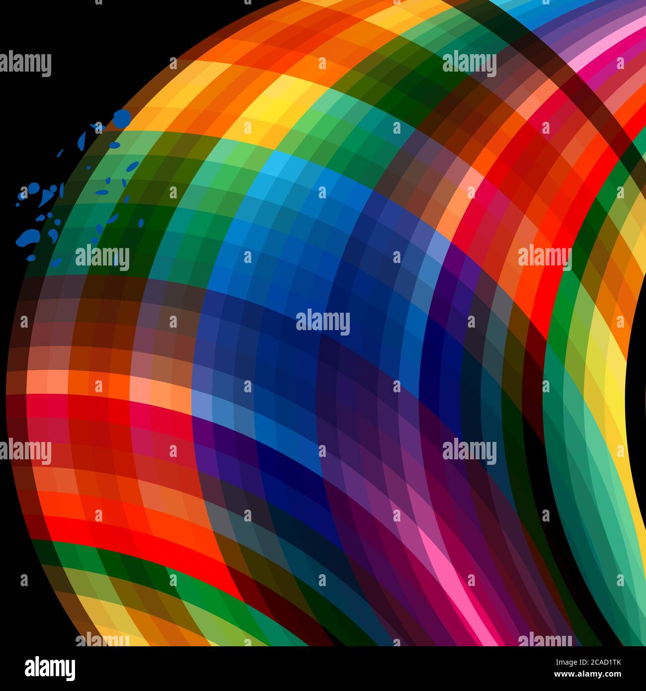 colorful abstract geometric background, illustration with cross lines ...