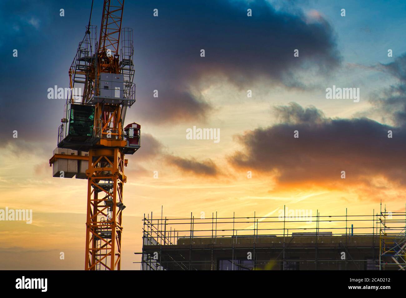 Crane In Harrow Stock Photo - Alamy