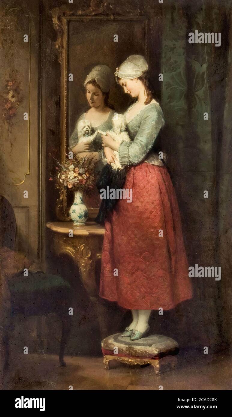 Beyschlag Robert Julius - Double Vanity - German School - 19th Century ...