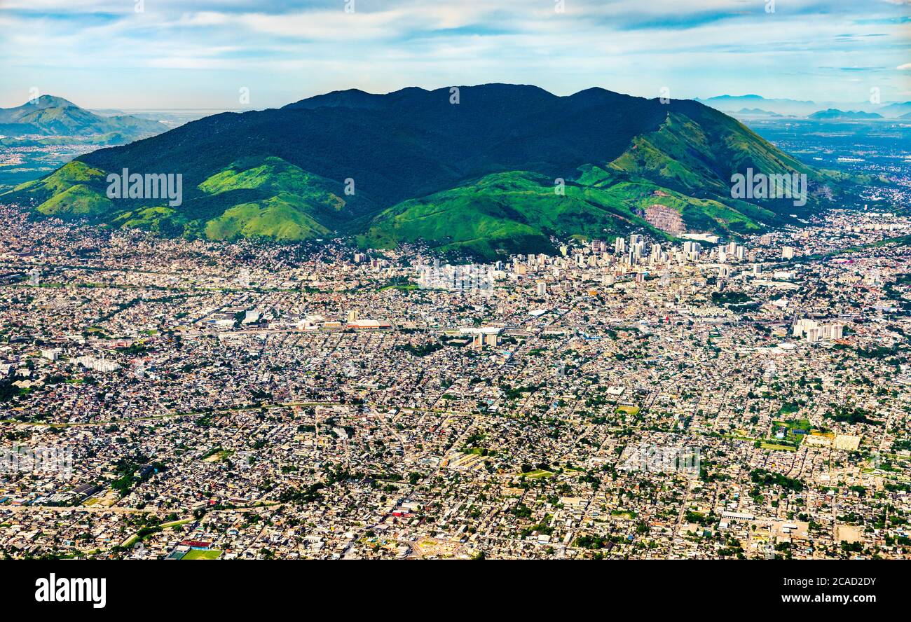 Aerial view of Rio de Janeiro suburbs in Brazil Stock Photo - Alamy