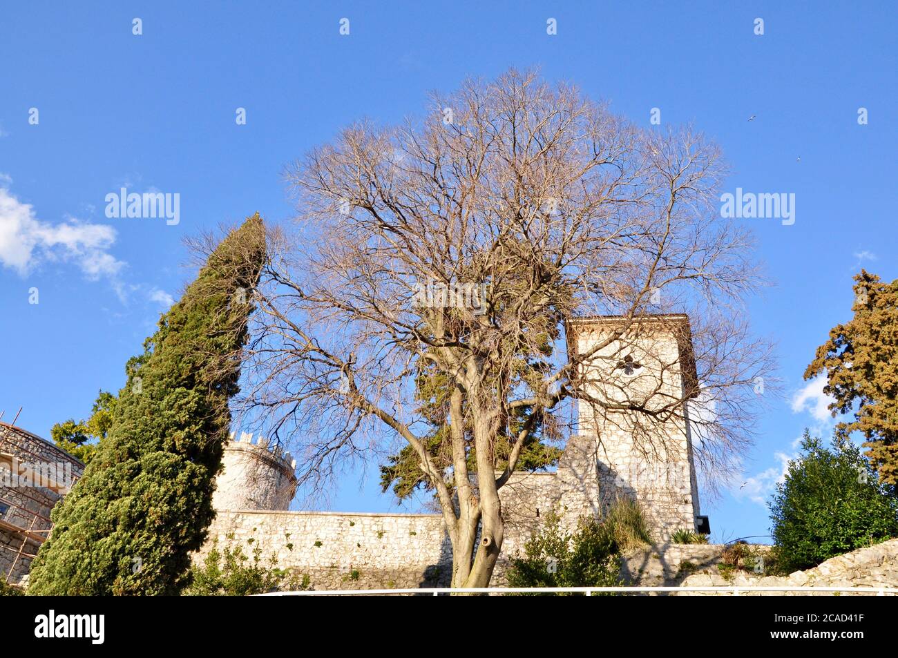 Trsat Castle in Rijeka Croatia - Gradina.Rijeka is the principal ...