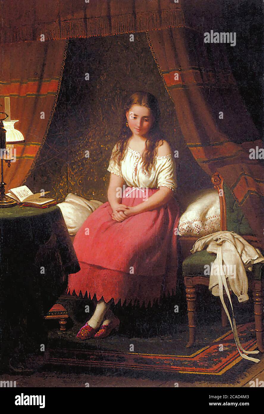 Bremen Johann Georg Meyer Von - Contemplation - German School - 19th ...