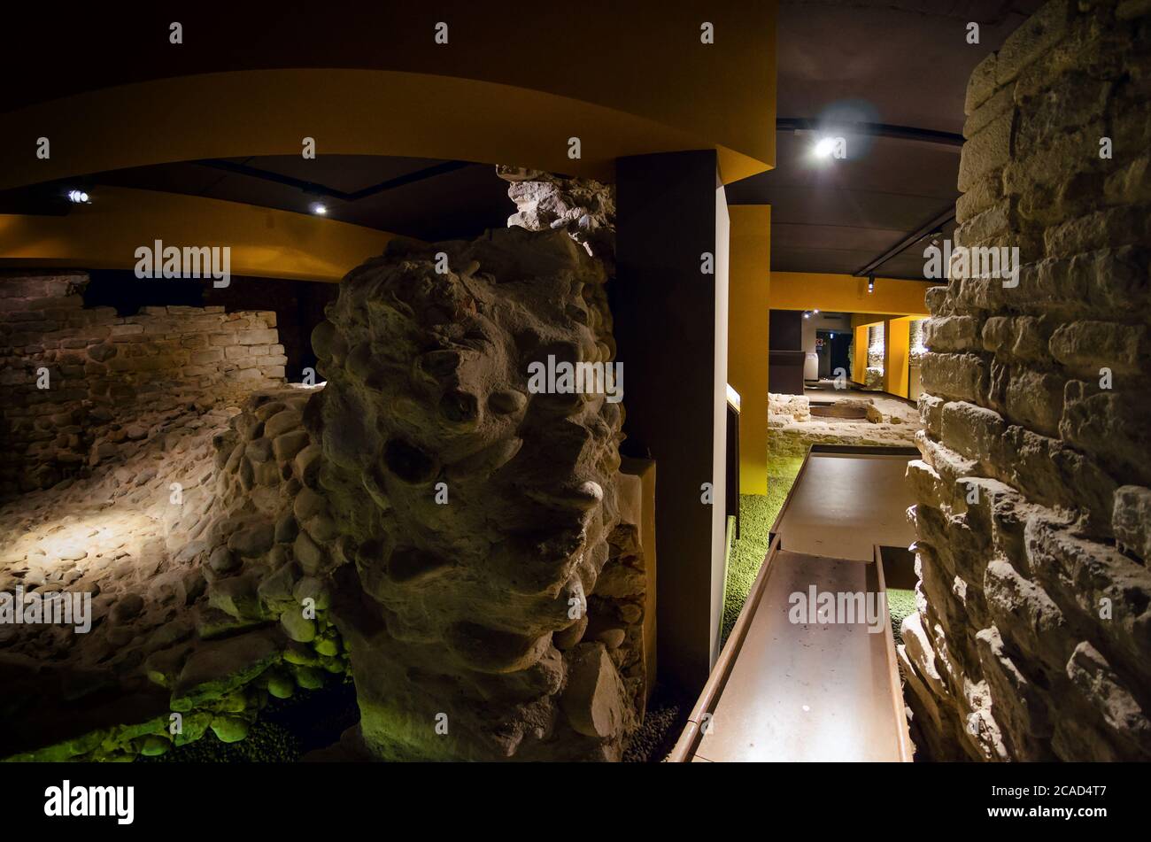 ALBA, ITALY - MARCH 1, 2018: Alba sotterranea (underground Alba ...