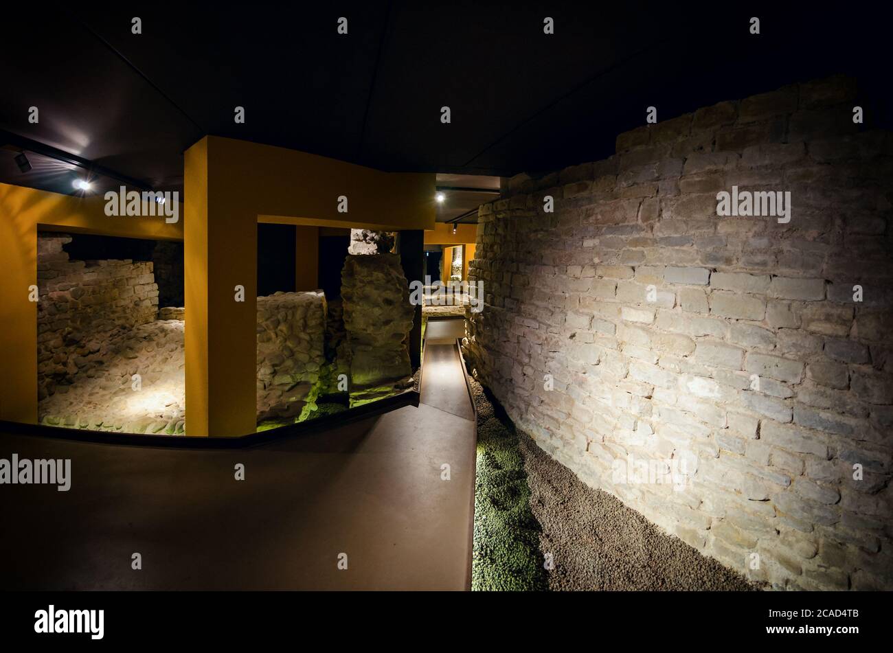 ALBA, ITALY - MARCH 1, 2018: Alba sotterranea (underground Alba ...