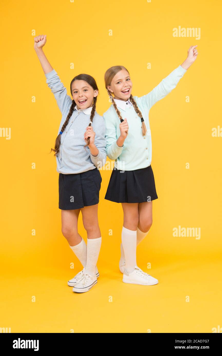 Friendly relationship. Friendship goals. Cute school girls classmates ...