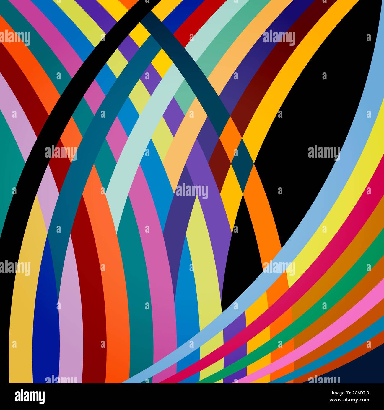 colorful abstract geometric background, illustration with cross lines ...