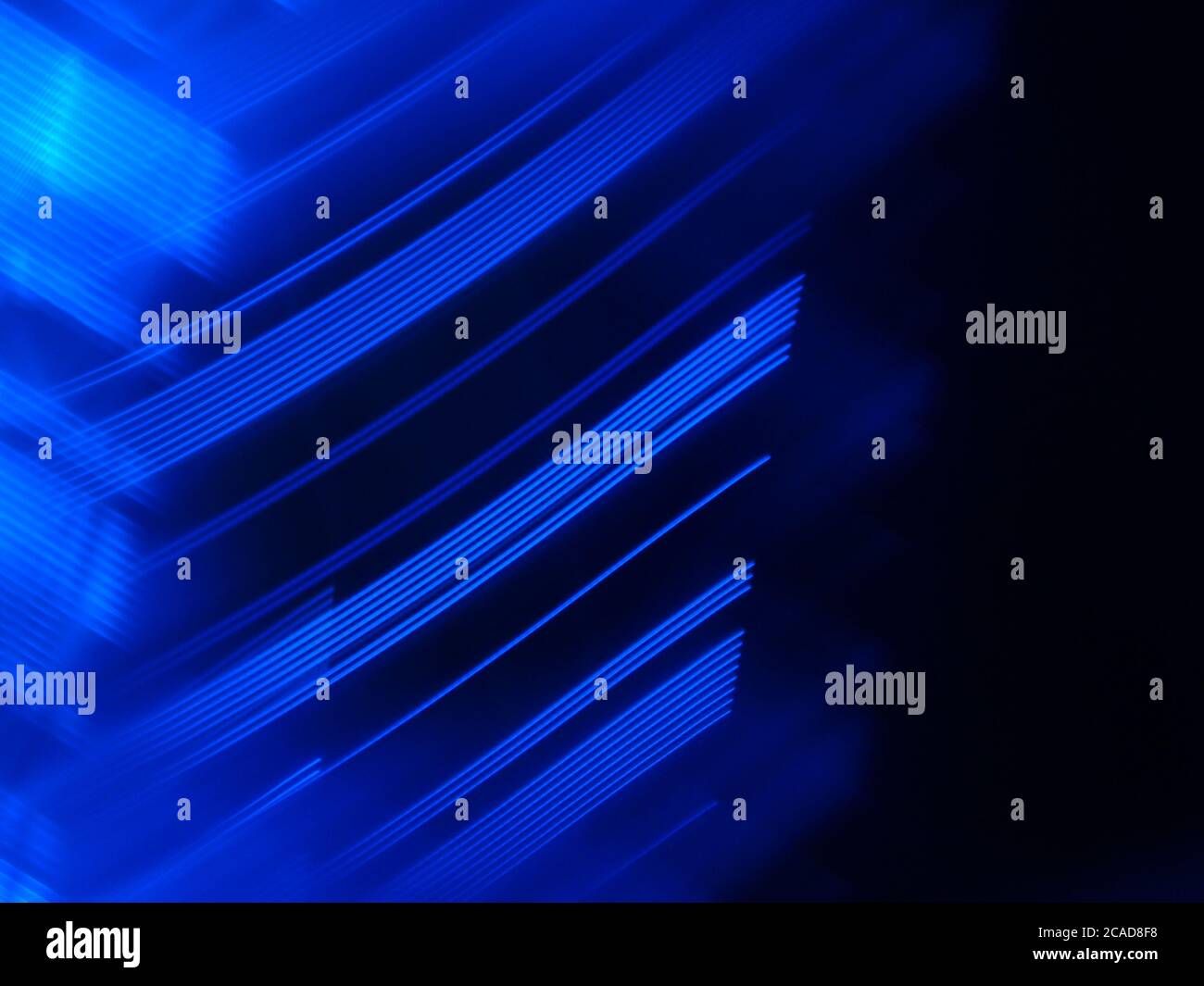 Abstract background with focused and controlled blue lights Stock Photo ...