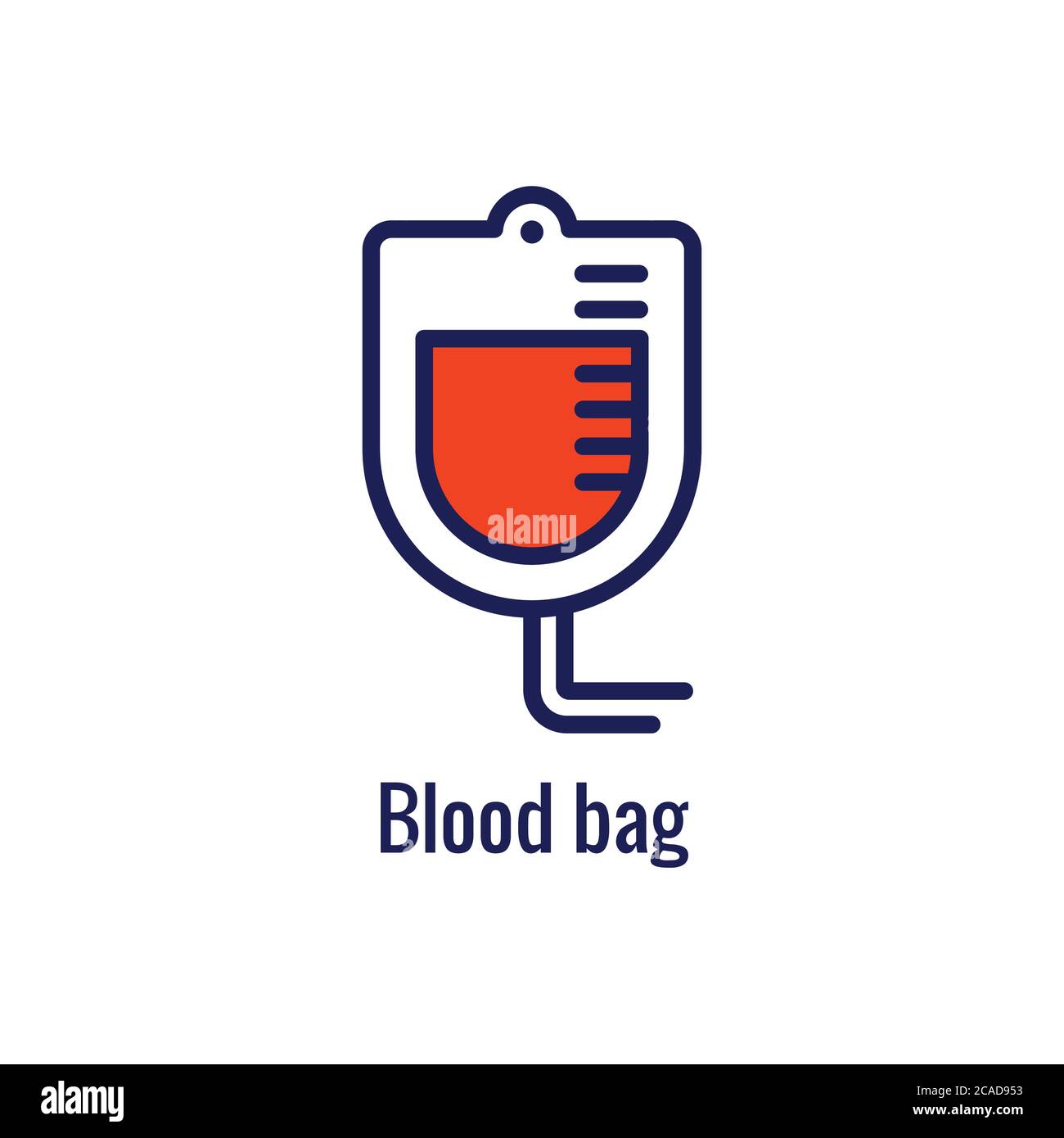Blood testing & work icon showing one aspect of the blood draw process ...
