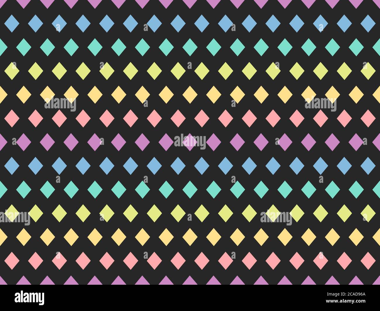 Diamond shape seamless colorful pattern. Vector illustration Stock ...