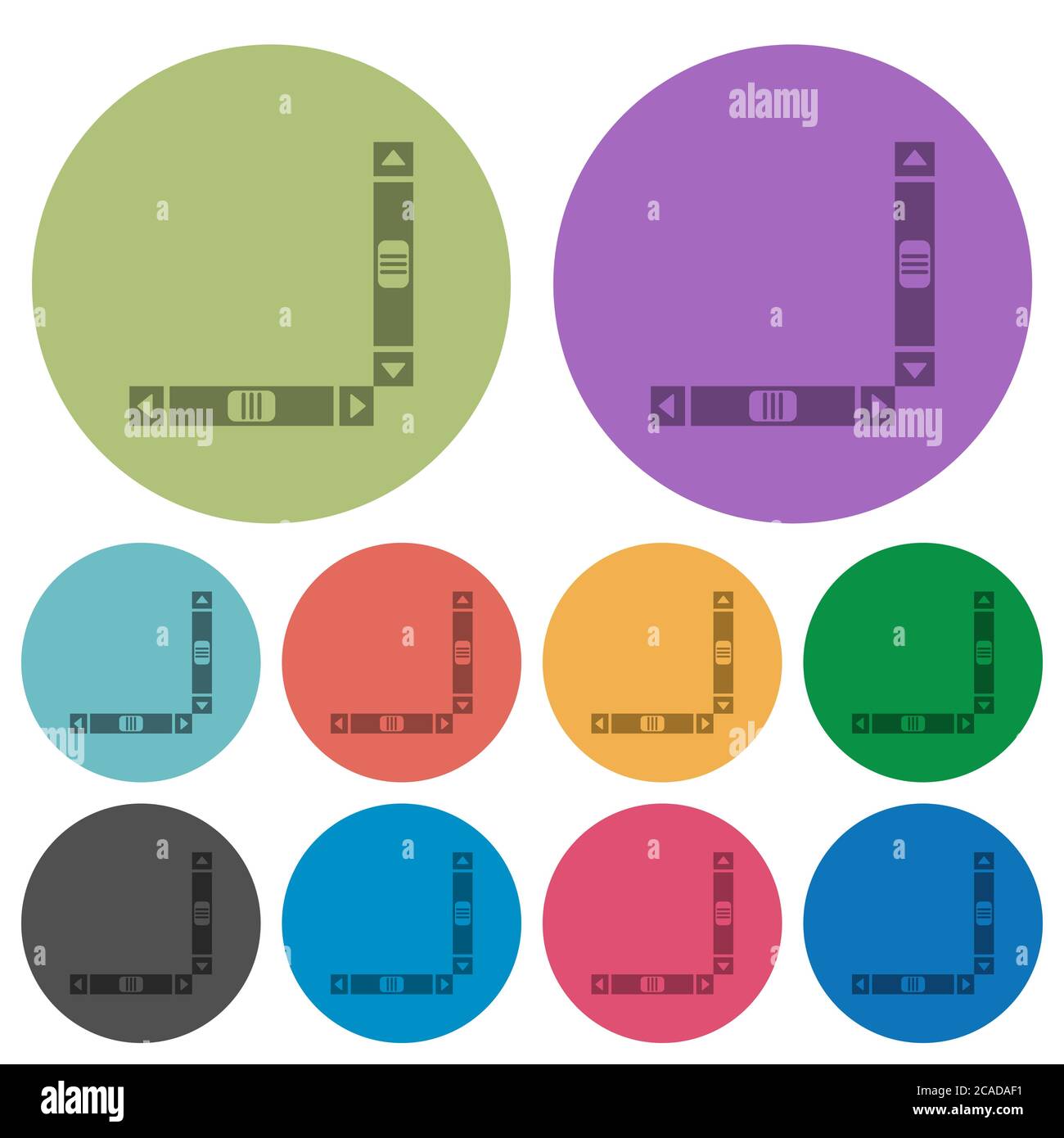 Horizontal control arrows simple Stock Vector Images - Alamy