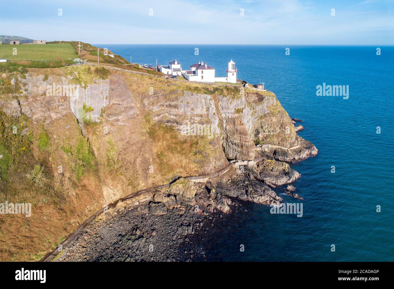 Coastal path at blackhead hi-res stock photography and images - Alamy