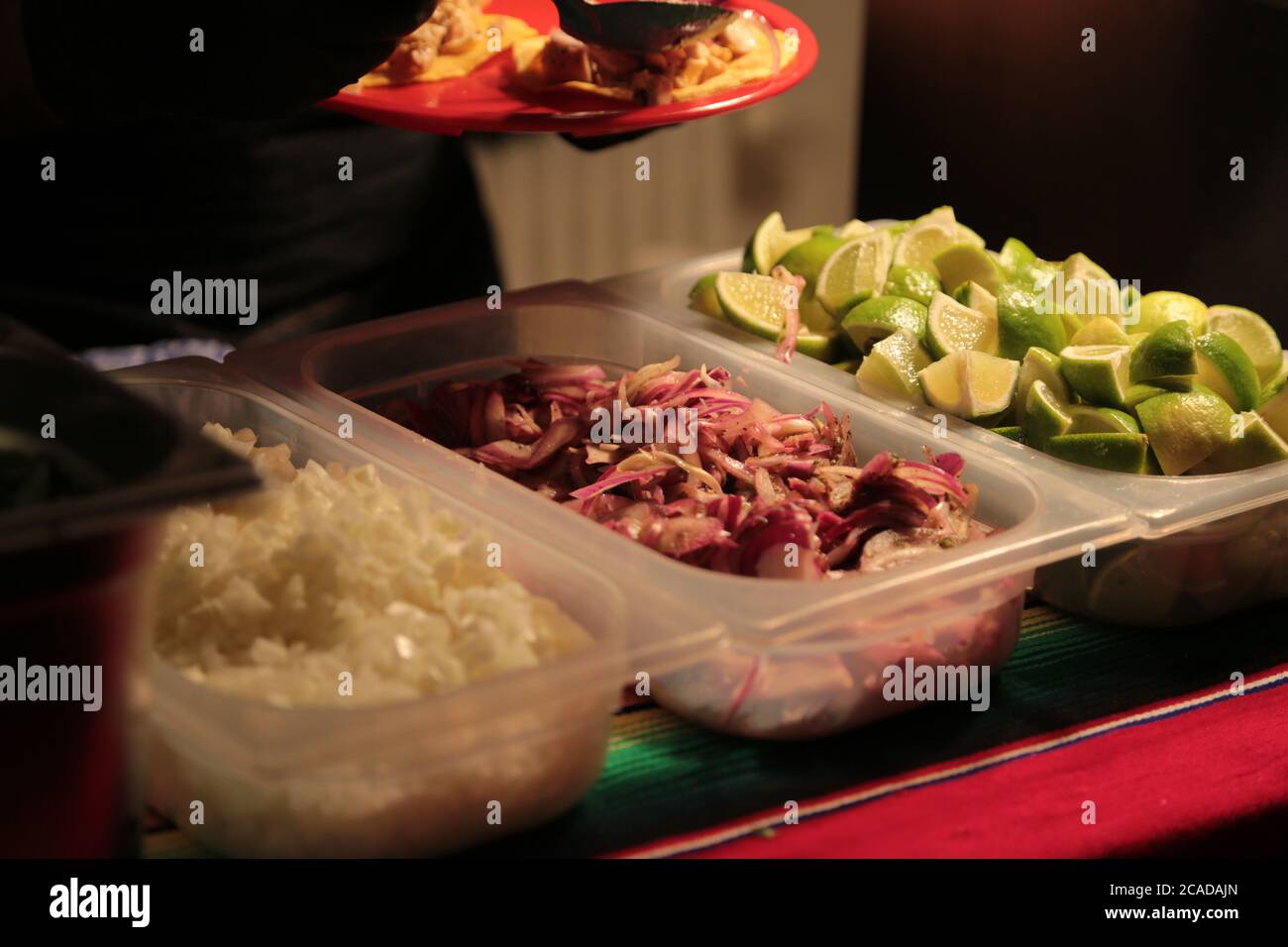 Catering at a Concert Stock Photo - Alamy