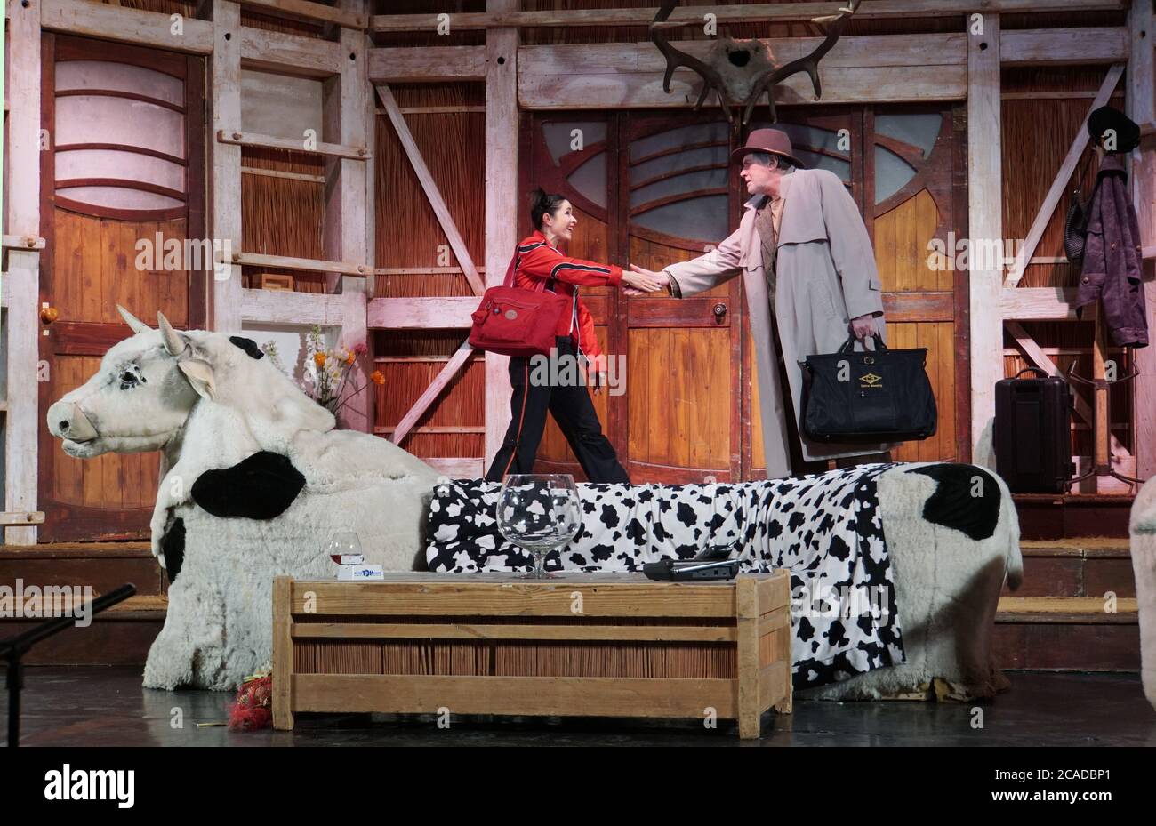 February 8, 2019. - Russia, Moscow. - Anton Chekhov Theatre ...