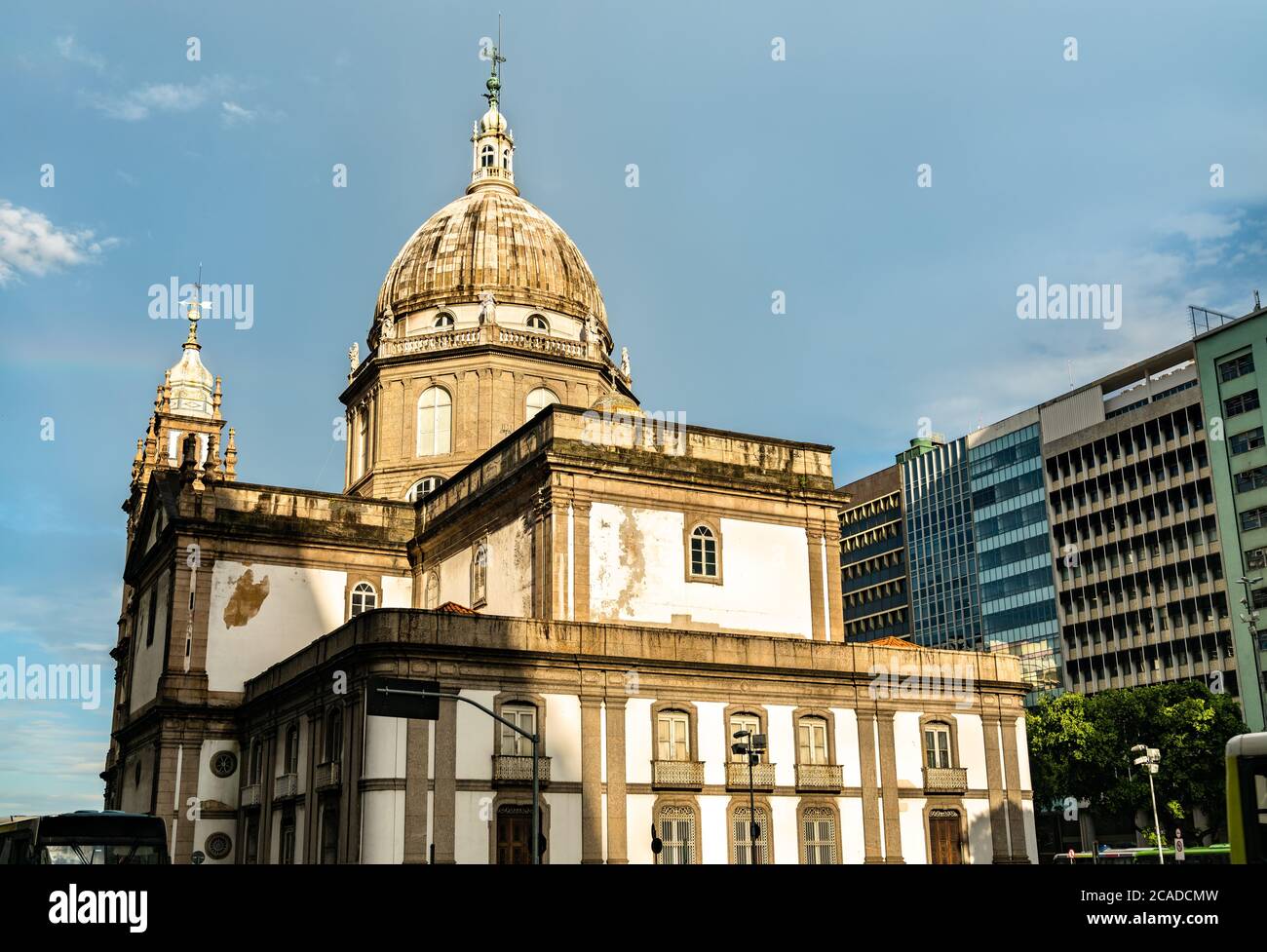 Candelaria Church in Rio de Janeiro, Brazil Stock Photo - Alamy