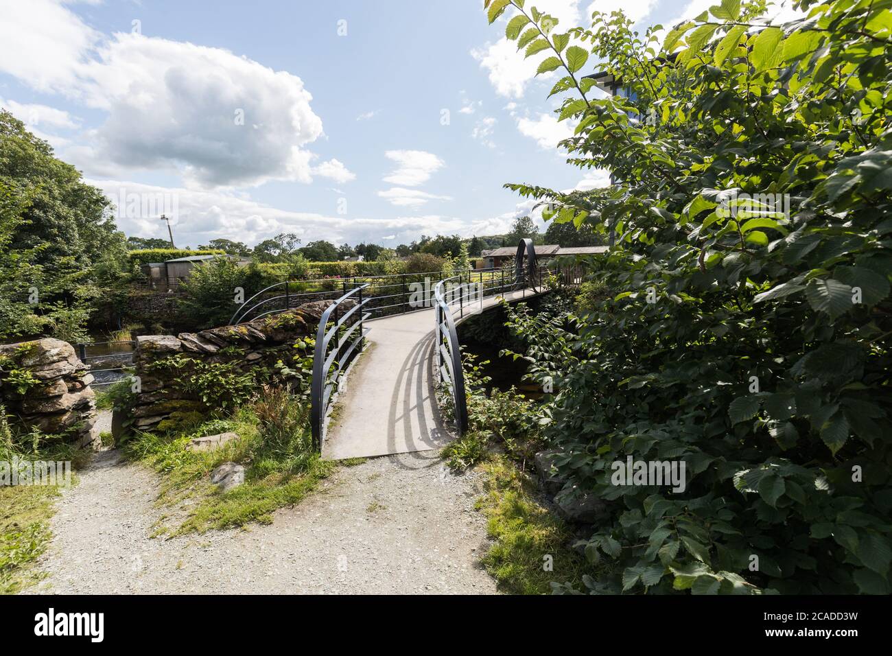 Staveley Mill Yard The Lake District Stock Photo - Alamy