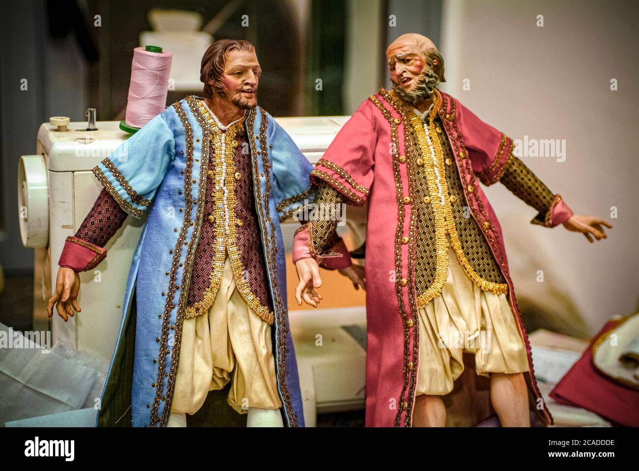 Italy Campania Naples Handicraft - creation of Neapolitan shepherds ...