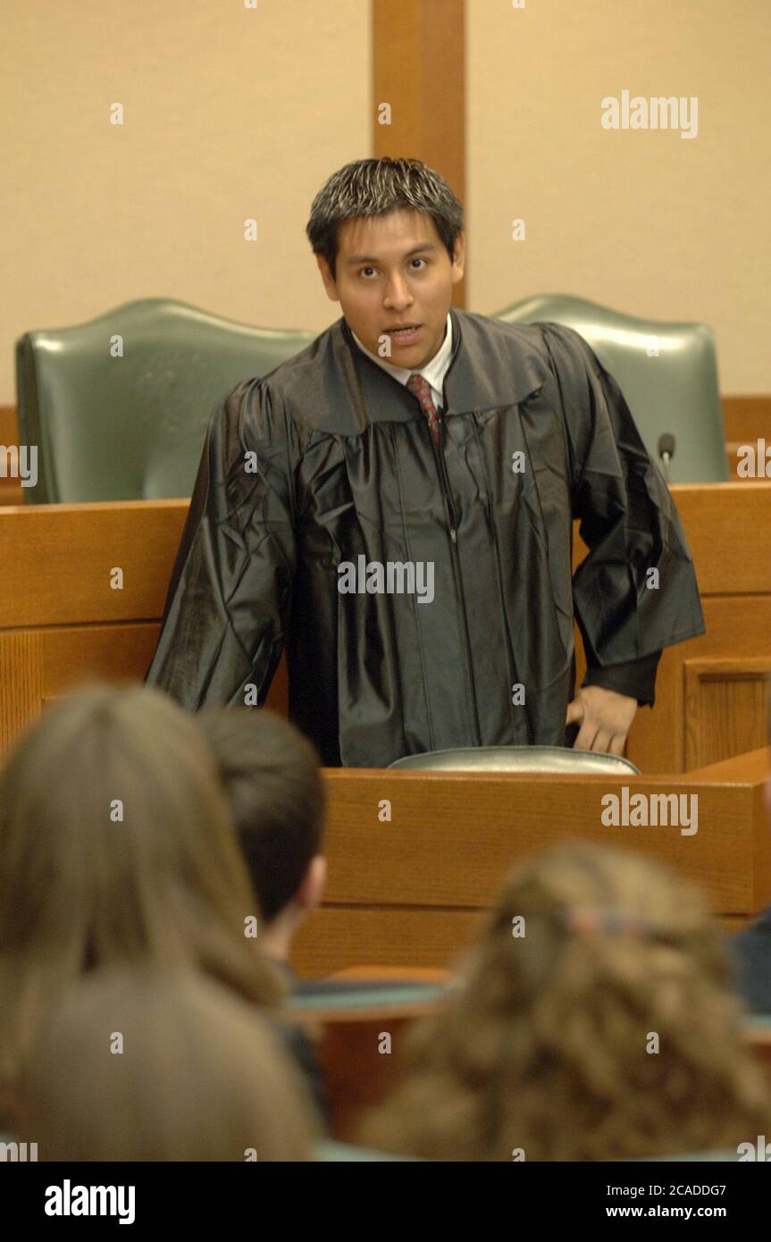 Mock court hi-res stock photography and images - Alamy