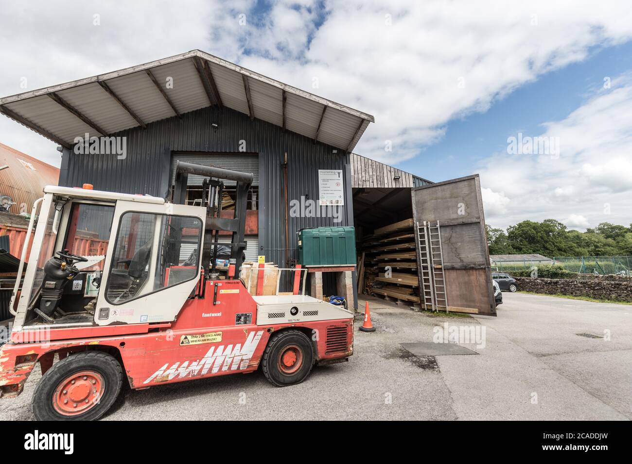 Staveley Mill Yard The Lake District Stock Photo - Alamy